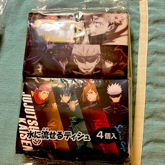 Accessories | 315 Jujutsu Kaisen Assorted Travel Tissue Set 4 Gojo ...
